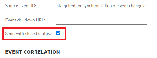 Events are coming to OBM directly to the Event Repository