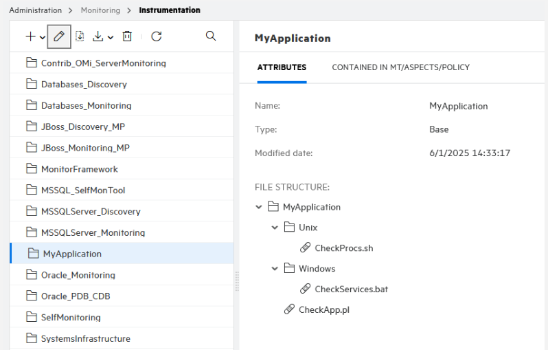 How to customize Operations Bridge Manager instrumentation files