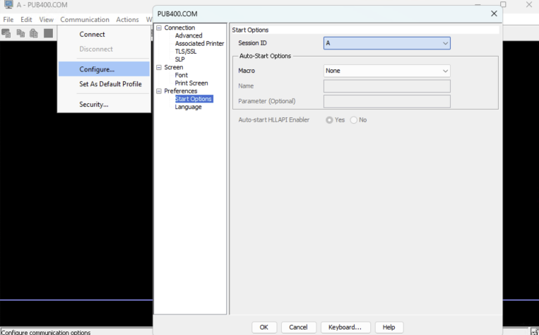 How to Configure Java-Based IBM i Access Client Solutions Emulator in UFT