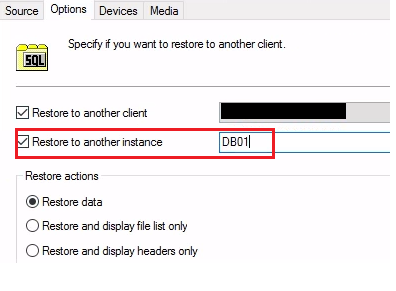 Getting error message when restore SQL Server data to new server