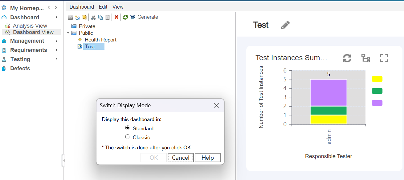 Mismatch in Graph Colors on Application Lifecycle Management 25.1 version