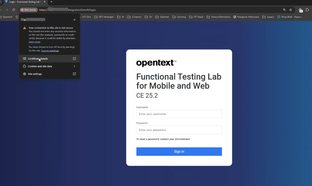 How to add the UFT Digital Lab Certificate to Appium client's Java keystore